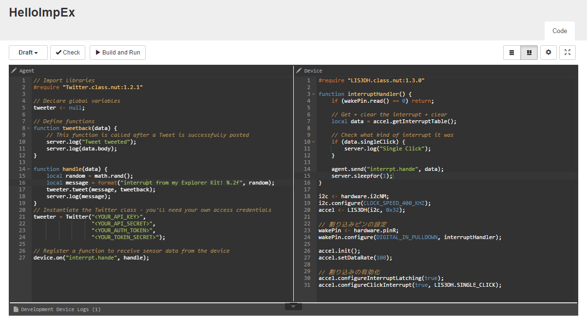 impExplorer Developer Kitを使ってみました! ～ その2 ～ – スイッチサイエンス マガジン